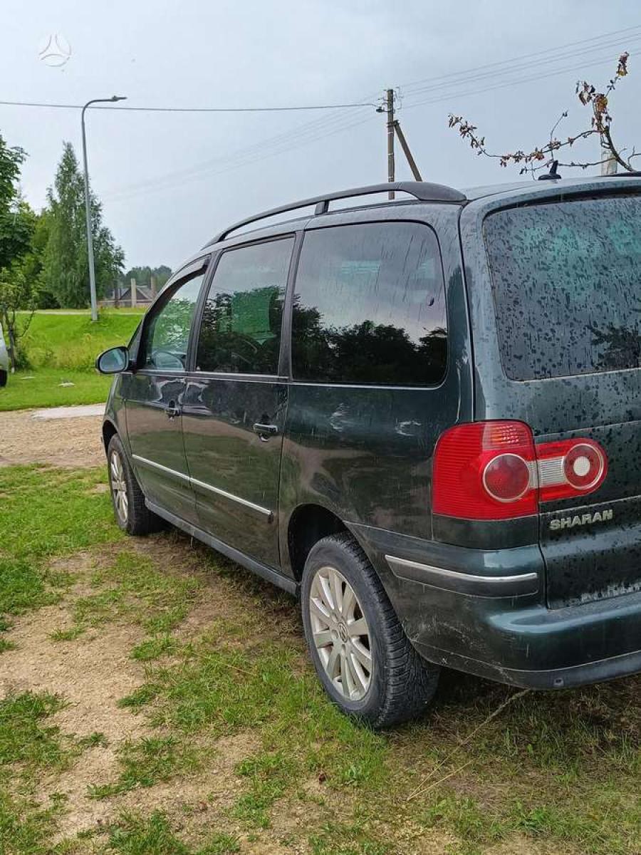 Zaļš Volkswagen Sharan 2005 Širvintos, ar dzinēja tilpumu 1.90 L un nobraukumu 314 tūkst. km par 2650 €, foto 6 vietnē AUTOMOTO.COM.LV
