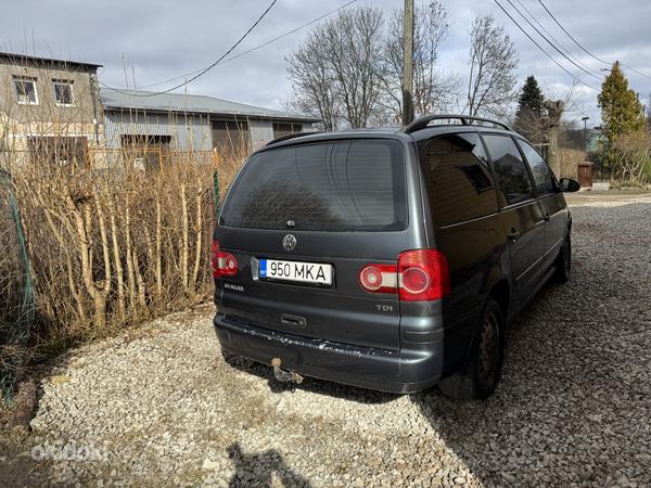 Grey Volkswagen Sharan 2007 in Kohtla-Jarve, with an engine capacity of 1.90 L and mileage of 0 thousand km for 3000 €, photo 7 on AUTOMOTO.COM.LV