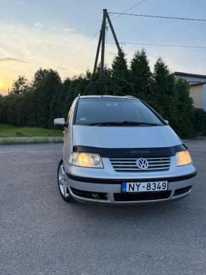 Grey Volkswagen Sharan 2000 in Riga, with an engine capacity of 1.90 L and mileage of 415 thousand km for 1500 €, photo  on AUTOMOTO.COM.LV
