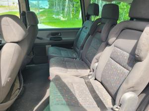 Grey Volkswagen Sharan 2001 in Vilnius, with an engine capacity of 1.90 L and mileage of 303 thousand km for 2250 €, photo 19 on AUTOMOTO.COM.LV