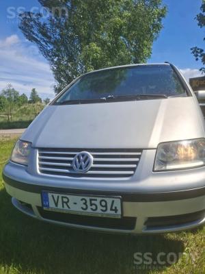 Grey Volkswagen Sharan 2002 in Ogre, with an engine capacity of 1.90 L and mileage of 327 thousand km for 1800 €, photo 7 on AUTOMOTO.COM.LV