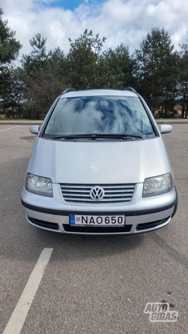 Grey Volkswagen Sharan 2003 in Kaisiadorys, with an engine capacity of 1.90 L and mileage of 341 thousand km for 1300 €, photo 6 on AUTOMOTO.COM.LV
