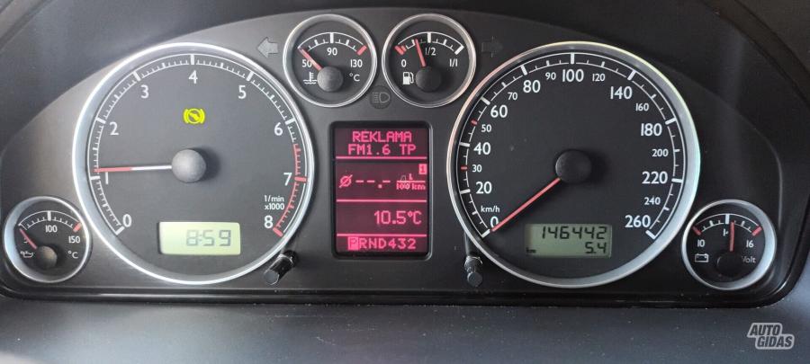 Pelēks Volkswagen Sharan 2003 Šauļi, ar dzinēja tilpumu 1.80 L un nobraukumu 146 tūkst. km par 2700 €, foto 10 vietnē AUTOMOTO.COM.LV