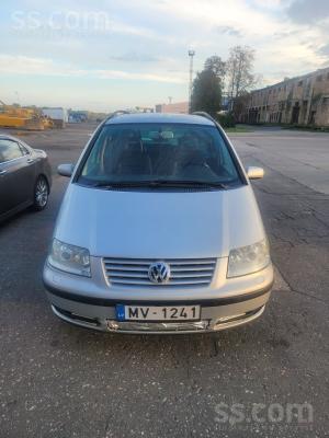 Grey Volkswagen Sharan 2003 in Riga, with an engine capacity of 1.90 L and mileage of 241 thousand km for 2300 €, photo  on AUTOMOTO.COM.LV