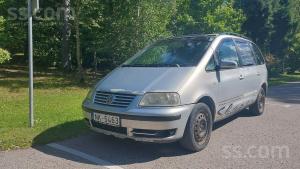 Pelēks Volkswagen Sharan 2003 Alūksne, ar dzinēja tilpumu 1.90 L un nobraukumu 0 tūkst. km par 850 €, foto  vietnē AUTOMOTO.COM.LV
