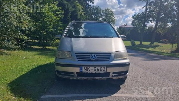 Grey Volkswagen Sharan 2003 in Aluksne, with an engine capacity of 1.90 L and mileage of 0 thousand km for 850 €, photo 4 on AUTOMOTO.COM.LV