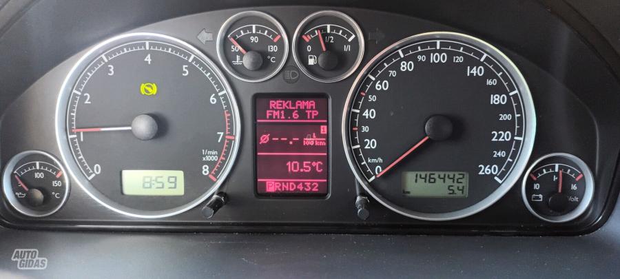 Pelēks Volkswagen Sharan 2003 Šauļi, ar dzinēja tilpumu 1.80 L un nobraukumu 146 tūkst. km par 3750 €, foto 8 vietnē AUTOMOTO.COM.LV