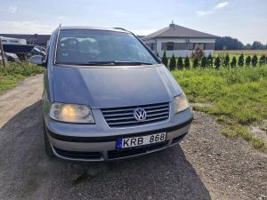 Grey Volkswagen Sharan 2004 in Klaipeda, with an engine capacity of 1.90 L and mileage of 447 thousand km for 750 €, photo  on AUTOMOTO.COM.LV