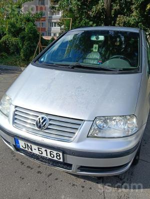 Grey Volkswagen Sharan 2004 in Riga, with an engine capacity of 1.90 L and mileage of 376 thousand km for 1620 €, photo 9 on AUTOMOTO.COM.LV