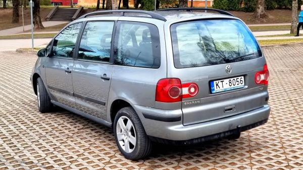 Grey Volkswagen Sharan 2005 in Cesis, with an engine capacity of 1.90 L and mileage of 455 thousand km for 1600 €, photo 7 on AUTOMOTO.COM.LV