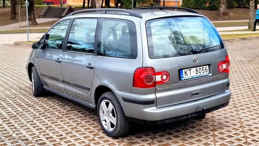 Серый Фольксваген Шаран 2005 в Цесис, объемом двигателя 1.90 л и пробегом 455 тыс. км за 1600 €, фото 8 на AUTOMOTO.COM.LV