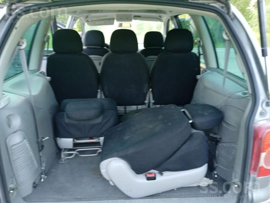 Grey Volkswagen Sharan 2005 in Jekabpils, with an engine capacity of 1.90 L and mileage of 289 thousand km for 1250 €, photo 8 on AUTOMOTO.COM.LV