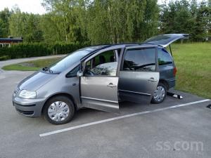 Grey Volkswagen Sharan 2005 in Jekabpils, with an engine capacity of 1.90 L and mileage of 289 thousand km for 1250 €, photo 9 on AUTOMOTO.COM.LV
