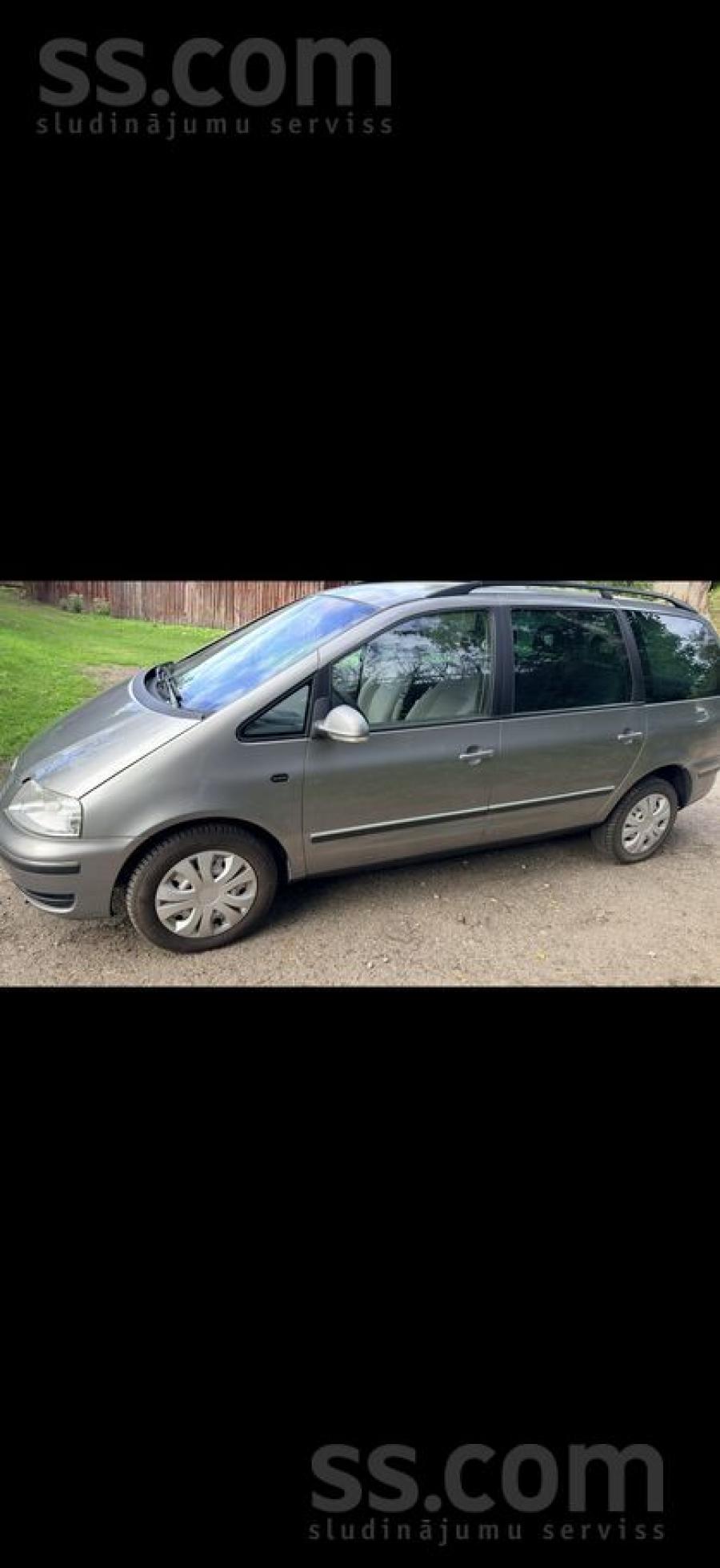 Grey Volkswagen Sharan 2005 in Kraslava, with an engine capacity of 1.90 L and mileage of 290 thousand km for 2200 €, photo 3 on AUTOMOTO.COM.LV