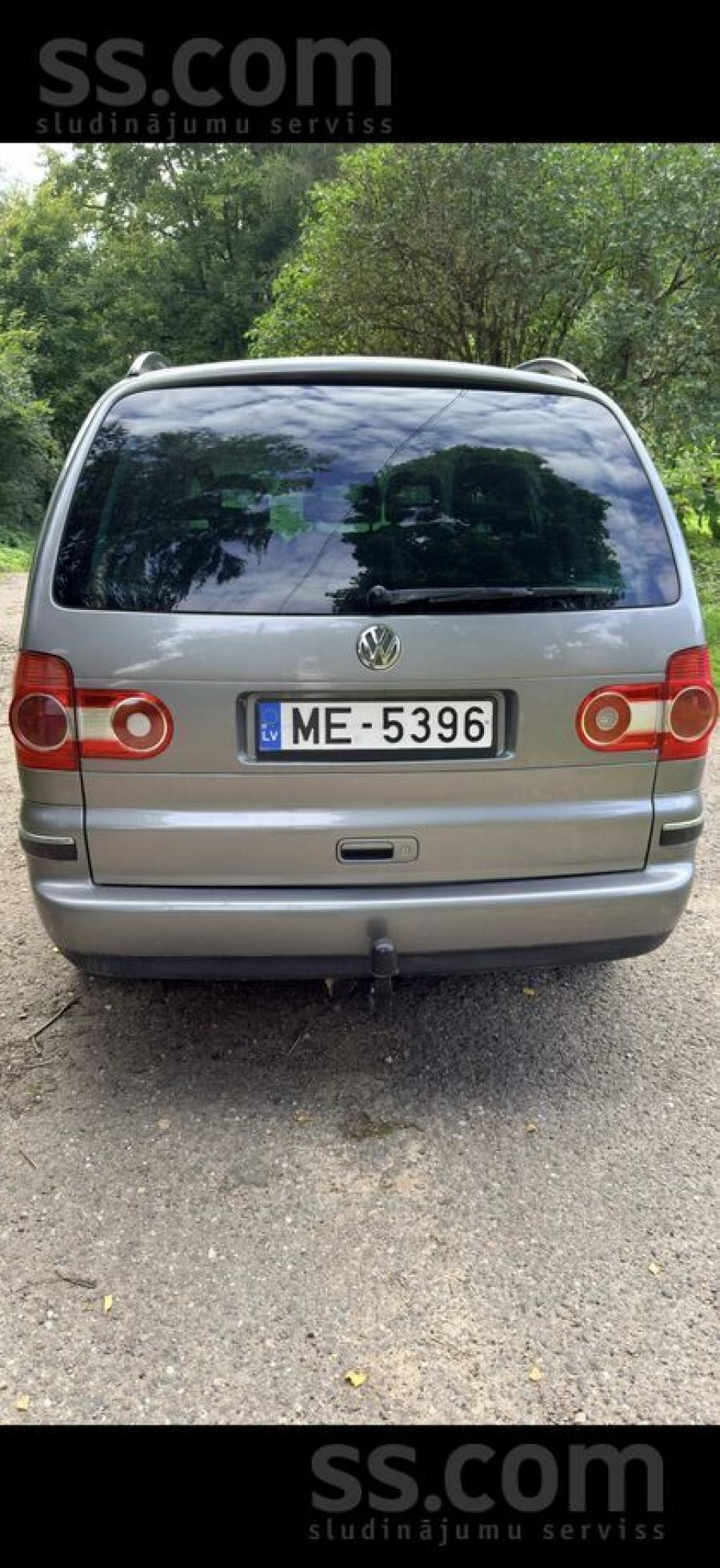 Grey Volkswagen Sharan 2005 in Kraslava, with an engine capacity of 1.90 L and mileage of 290 thousand km for 2200 €, photo 4 on AUTOMOTO.COM.LV