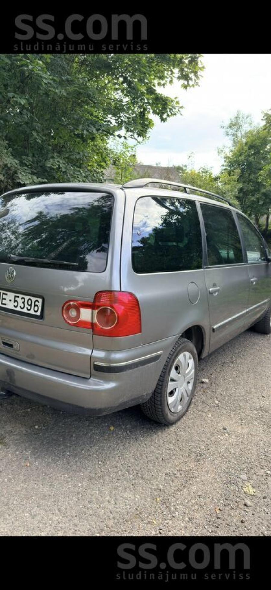 Grey Volkswagen Sharan 2005 in Kraslava, with an engine capacity of 1.90 L and mileage of 290 thousand km for 2200 €, photo 6 on AUTOMOTO.COM.LV