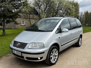 Grey Volkswagen Sharan 2007 in Gulbene, with an engine capacity of 2.00 L and mileage of 288 thousand km for 15500 €, photo 5 on AUTOMOTO.COM.LV