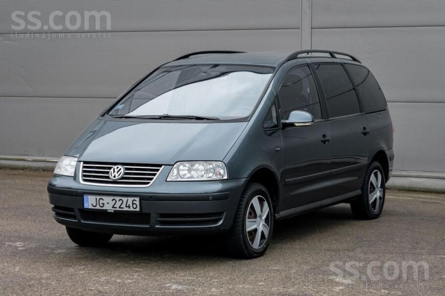 Pelēks Volkswagen Sharan 2007 Rīga, ar dzinēja tilpumu 1.90 L un nobraukumu 0 tūkst. km par 3350 €, foto 1 vietnē AUTOMOTO.COM.LV