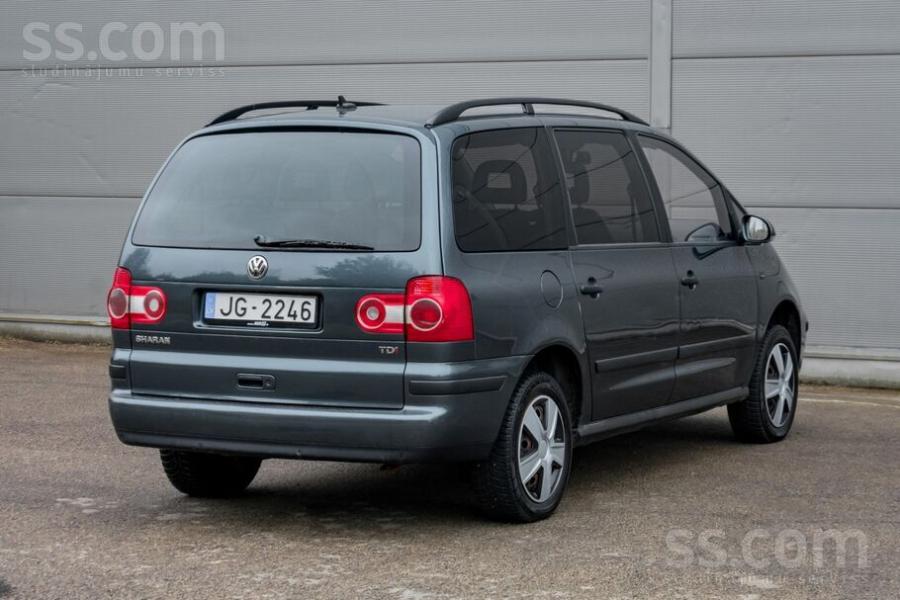 Pelēks Volkswagen Sharan 2007 Rīga, ar dzinēja tilpumu 1.90 L un nobraukumu 0 tūkst. km par 3350 €, foto 4 vietnē AUTOMOTO.COM.LV