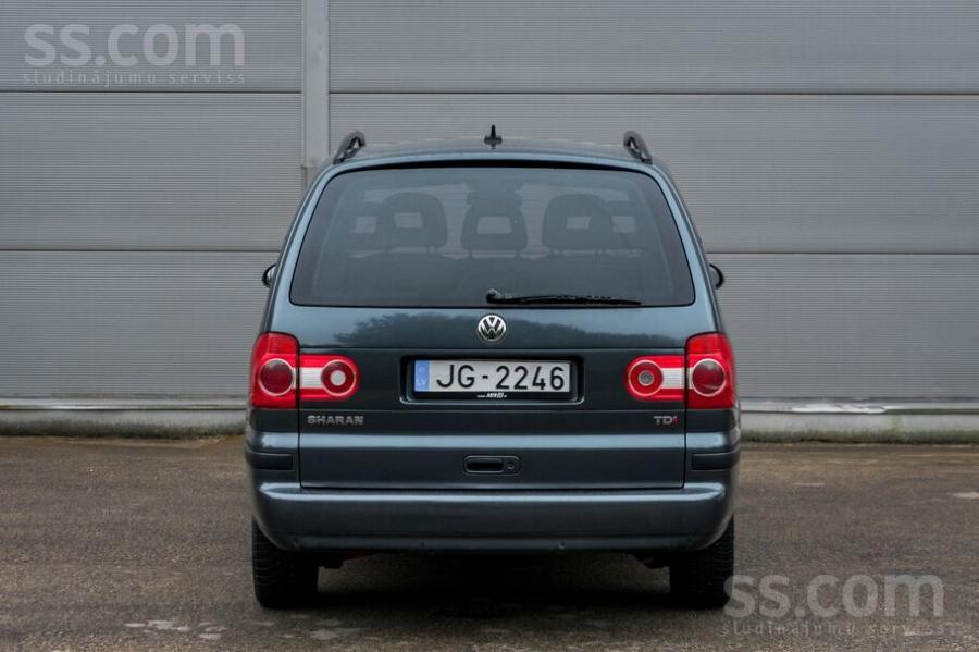 Pelēks Volkswagen Sharan 2007 Rīga, ar dzinēja tilpumu 1.90 L un nobraukumu 0 tūkst. km par 3350 €, foto 5 vietnē AUTOMOTO.COM.LV