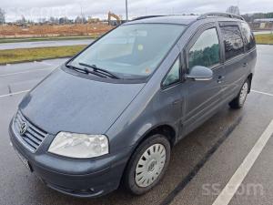 Grey Volkswagen Sharan 2007 in Riga, with an engine capacity of 1.90 L and mileage of 287 thousand km for 1750 €, photo 2 on AUTOMOTO.COM.LV