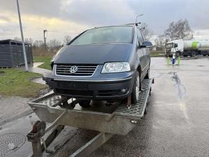 Grey Volkswagen Sharan 2007 in Trakai, with an engine capacity of 1.97 L and mileage of 320 thousand km for 1100 €, photo  on AUTOMOTO.COM.LV