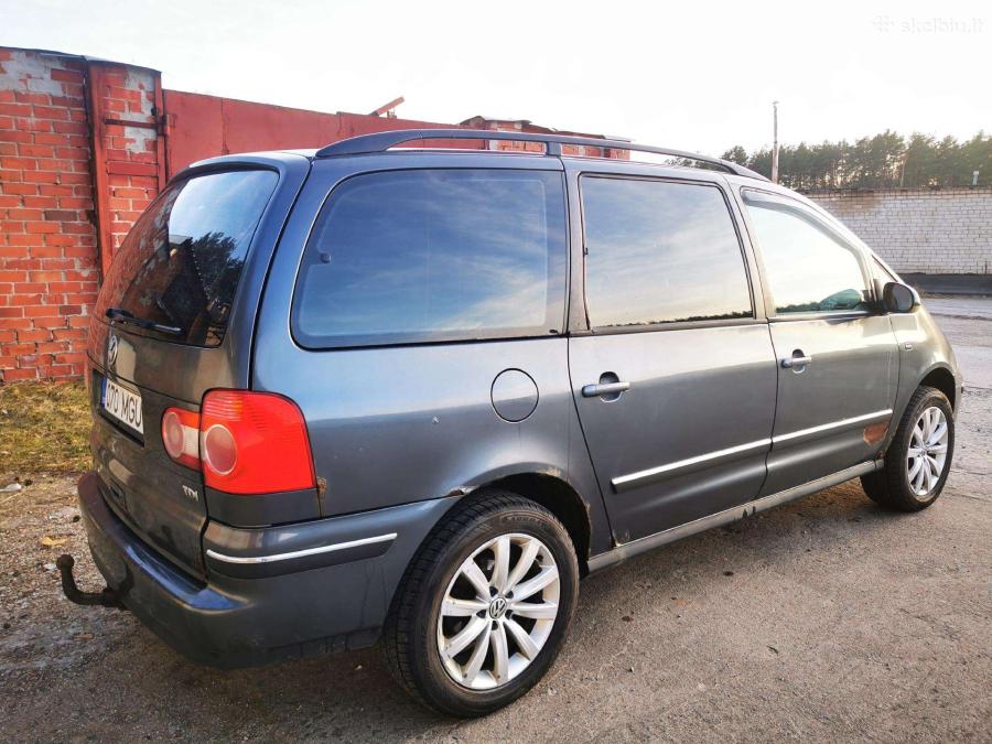 Pelēks Volkswagen Sharan 2007 Visaginas, ar dzinēja tilpumu 1.90 L un nobraukumu 350 tūkst. km par 650 €, foto 4 vietnē AUTOMOTO.COM.LV