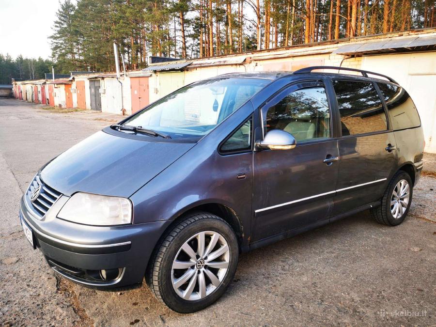 Pelēks Volkswagen Sharan 2007 Visaginas, ar dzinēja tilpumu 1.90 L un nobraukumu 350 tūkst. km par 650 €, foto 7 vietnē AUTOMOTO.COM.LV