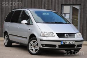 Grey Volkswagen Sharan 2007 in Tukums, with an engine capacity of 2.00 L and mileage of 375 thousand km for 2850 €, photo  on AUTOMOTO.COM.LV