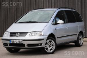 Grey Volkswagen Sharan 2007 in Tukums, with an engine capacity of 2.00 L and mileage of 375 thousand km for 2850 €, photo 3 on AUTOMOTO.COM.LV