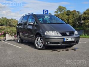 Grey Volkswagen Sharan 2007 in Valka, with an engine capacity of 2.00 L and mileage of 280 thousand km for 3900 €, photo  on AUTOMOTO.COM.LV