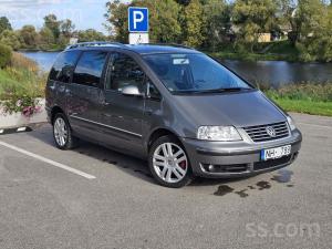 Grey Volkswagen Sharan 2007 in Valka, with an engine capacity of 2.00 L and mileage of 280 thousand km for 3900 €, photo 3 on AUTOMOTO.COM.LV