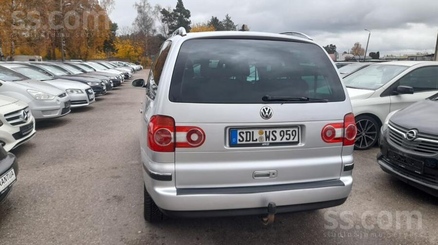 Серый Фольксваген Шаран 2007 в Рига, объемом двигателя 1.90 л и пробегом 254 тыс. км за 3100 €, фото 7 на AUTOMOTO.COM.LV