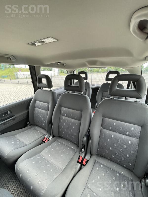 Grey Volkswagen Sharan 2008 in Jelgava, with an engine capacity of 1.90 L and mileage of 311 thousand km for 3100 €, photo 6 on AUTOMOTO.COM.LV