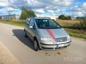 Grey Volkswagen Sharan 2008 in Riga, with an engine capacity of 1.90 L and mileage of 330 thousand km for 2300 €, photo  on AUTOMOTO.COM.LV