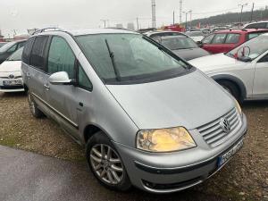 Grey Volkswagen Sharan 2009 in Vilnius, with an engine capacity of 2.00 L and mileage of 400 thousand km for 1350 €, photo  on AUTOMOTO.COM.LV
