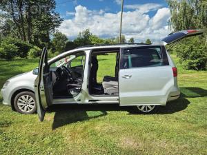 Grey Volkswagen Sharan 2010 in Riga, with an engine capacity of 2.00 L and mileage of 254 thousand km for 5500 €, photo  on AUTOMOTO.COM.LV