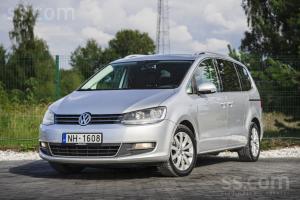 Grey Volkswagen Sharan 2010 in Riga, with an engine capacity of 2.00 L and mileage of 343 thousand km for 5890 €, photo  on AUTOMOTO.COM.LV
