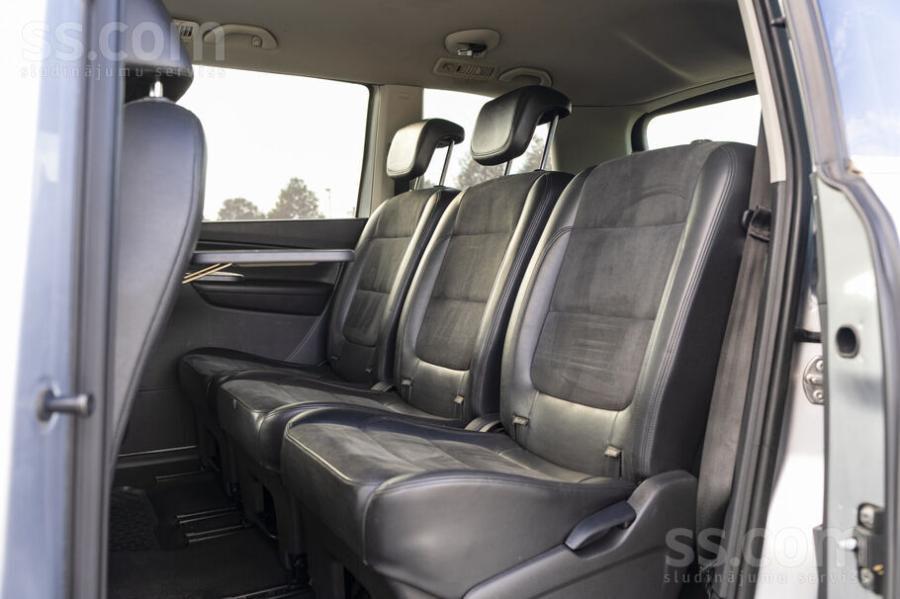 Grey Volkswagen Sharan 2010 in Riga, with an engine capacity of 2.00 L and mileage of 343 thousand km for 5890 €, photo 10 on AUTOMOTO.COM.LV