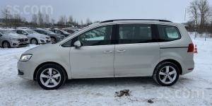 Grey Volkswagen Sharan 2011 in Daugavpils, with an engine capacity of 1.40 L and mileage of 252 thousand km for 7500 €, photo 5 on AUTOMOTO.COM.LV