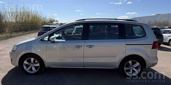 Grey Volkswagen Sharan 2011 in Daugavpils, with an engine capacity of 1.40 L and mileage of 252 thousand km for 8250 €, photo 2 on AUTOMOTO.COM.LV