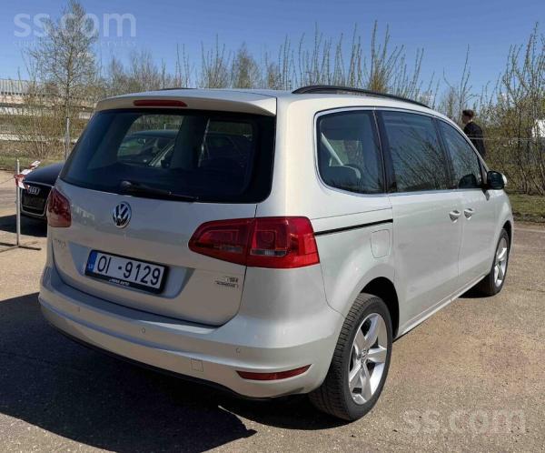 Grey Volkswagen Sharan 2011 in Daugavpils, with an engine capacity of 1.40 L and mileage of 252 thousand km for 8250 €, photo 5 on AUTOMOTO.COM.LV