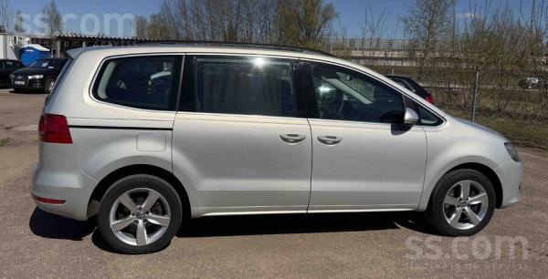 Grey Volkswagen Sharan 2011 in Daugavpils, with an engine capacity of 1.40 L and mileage of 252 thousand km for 8250 €, photo 6 on AUTOMOTO.COM.LV