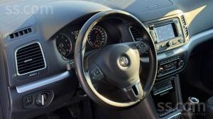 Grey Volkswagen Sharan 2011 in Riga, with an engine capacity of 1.40 L and mileage of 213 thousand km for 7000 €, photo 9 on AUTOMOTO.COM.LV