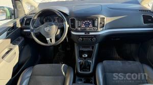 Grey Volkswagen Sharan 2011 in Riga, with an engine capacity of 1.40 L and mileage of 213 thousand km for 7000 €, photo 11 on AUTOMOTO.COM.LV