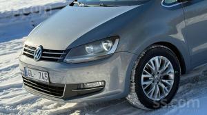 Grey Volkswagen Sharan 2011 in Riga, with an engine capacity of 1.40 L and mileage of 213 thousand km for 7000 €, photo 20 on AUTOMOTO.COM.LV