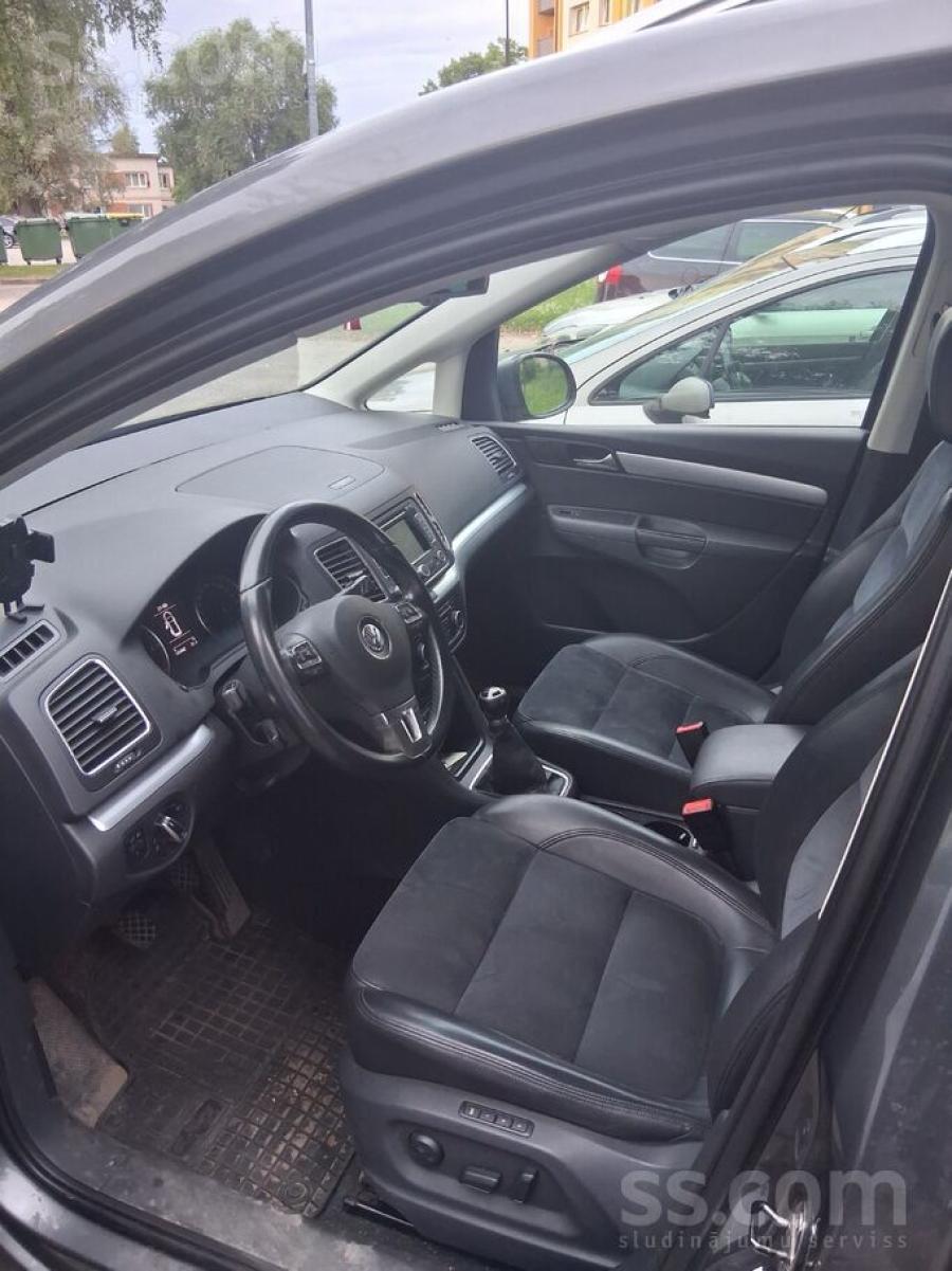 Pelēks Volkswagen Sharan 2011 Valmiera, ar dzinēja tilpumu 2.00 L un nobraukumu 515 tūkst. km par 2500 €, foto 15 vietnē AUTOMOTO.COM.LV