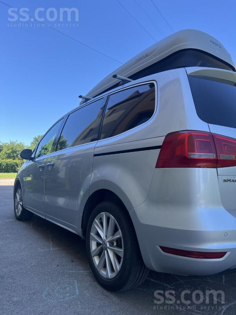 Pelēks Volkswagen Sharan 2011 Tukums, ar dzinēja tilpumu 2.00 L un nobraukumu 380 tūkst. km par 6800 €, foto 16 vietnē AUTOMOTO.COM.LV