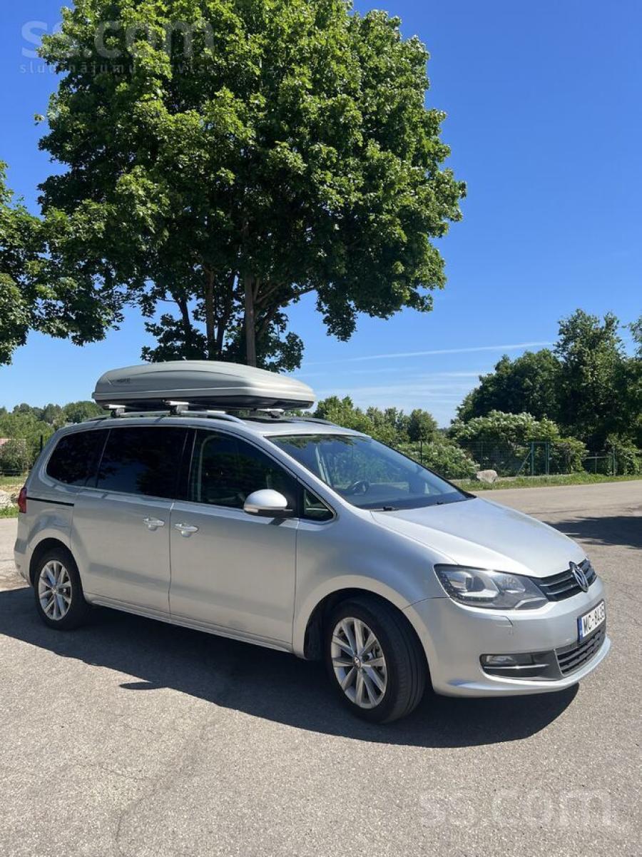 Pelēks Volkswagen Sharan 2011 Tukums, ar dzinēja tilpumu 2.00 L un nobraukumu 380 tūkst. km par 6800 €, foto 18 vietnē AUTOMOTO.COM.LV