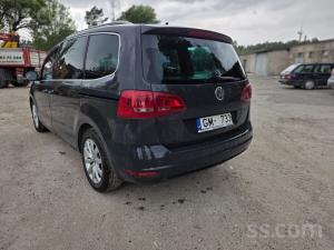 Grey Volkswagen Sharan 2011 in Ogre, with an engine capacity of 2.00 L and mileage of 0 thousand km for 5700 €, photo 7 on AUTOMOTO.COM.LV